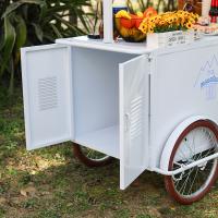 China Coffee Bicycle Push Cart  Customizable Tricycle for Mobile Cafe for sale