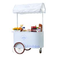 China Coffee Bicycle Push Cart  Customizable Tricycle for Mobile Cafe for sale