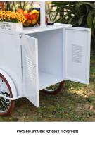China Coffee Bicycle Push Cart  Customizable Tricycle for Mobile Cafe for sale