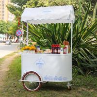 China Coffee Bicycle Push Cart  Customizable Tricycle for Mobile Cafe for sale