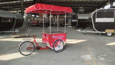 Cina Vendita di fabbrica Hand Push gelato Popsicle Cart cibo Vending bicicletta in vendita