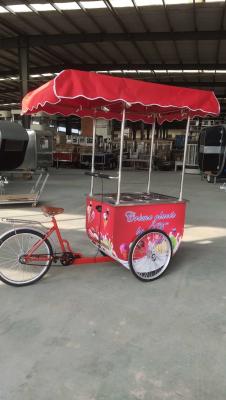Cina Vendita di fabbrica Hand Push gelato Popsicle Cart cibo Vending bicicletta in vendita