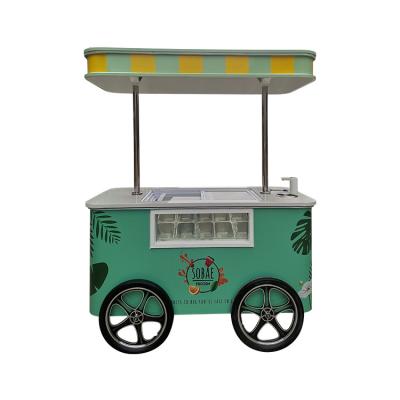 中国 ホットセール 人気ストリートアプリケーション ゼラトカート イタリアンアイスクリームカート CE 販売のため