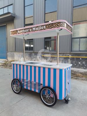 Cina Carrello mobile per gelati italiano con porta congelatori in vendita