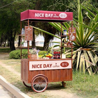 Cina Bicicletta per bevande artigianali carrello manuale per soluzioni di carrello alimentare sostenibile in vendita