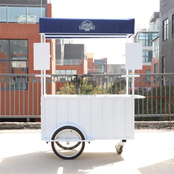 Quality Factory Supply Mobile Kiosk and Push Cart Fast Food Restaurant Bike Restaurant for sale