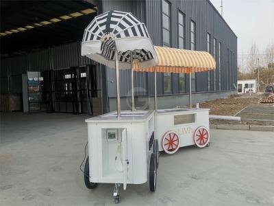 Cina Popolare display di gelato all' aperto, carrello con vetrina di fabbrica in vendita in vendita