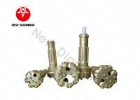 China 5 Inch ND65 DTH Drill Bits Hard Stone / Rock Drilling Usage Different Face Shape for sale