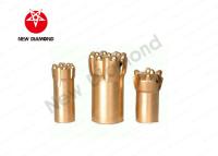 China Mining Tungsten Top Hammer Drill Bits For Granite Rock , Different Face Designs for sale