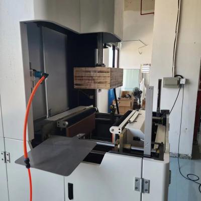 China Gift Paper Box Forming Machine 15-25PCS/MIN Rigid Box Wrapping Machine for sale