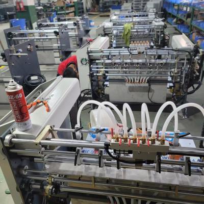 China Paper Gluing Gift Box Machine Auto Feeder Box Gluing Machine for sale