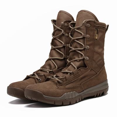 China Damping 39-45 Breathable High Top Desert Boots Outdoor Tactical Boots Men's Shoes Outdoor Tactical Boots Increasing Shoes factory