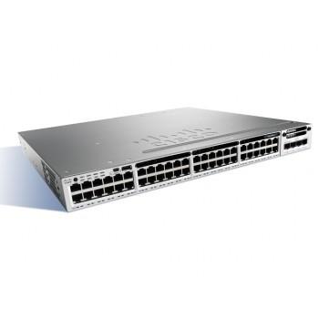 China Ws-c3850-48t-e Cisco-de Laag van de Katalysatorc3850-48t Schakelaar 3 - 48 * 10/100/1000 Ethernet-havens - IP de dienst Te koop