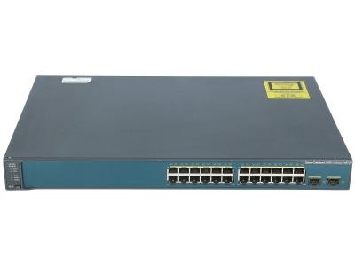 Cina Catalizzatore del porto 1000T PoE 4 SFP del commutatore WS-C3750G-48PS-S 48 del catalizzatore 3650 di L3 POE Cisco in vendita