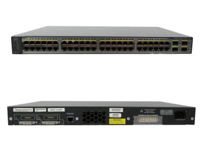 中国 4 SFP Ciscoの触媒3850スイッチWS-C3750V2-48TS-S 3750V2 48 10/100の32のMBのフラッシュ 販売のため