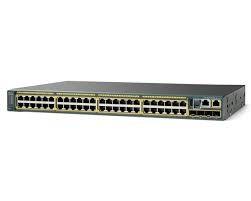 China Rack - Mountable Cisco Catalyst Layer 3 Switch  48 Port Data 4 x 10G Uplink IP Services for sale