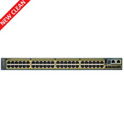Cina 48 recinzione montabile dello scaffale del commutatore WS-C2960S-48TS-S del catalizzatore 2960 di Cisco del porto 1U in vendita