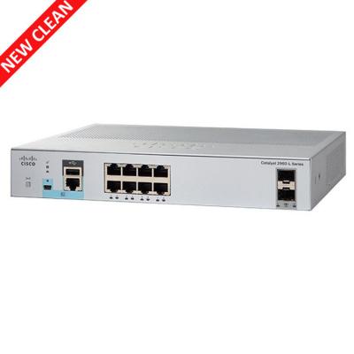 中国 新しい密封されたCisco 8の港Poe 2960 WS-C2960L-8TS-LL 10/100/1000M管理されたネットワーク 販売のため