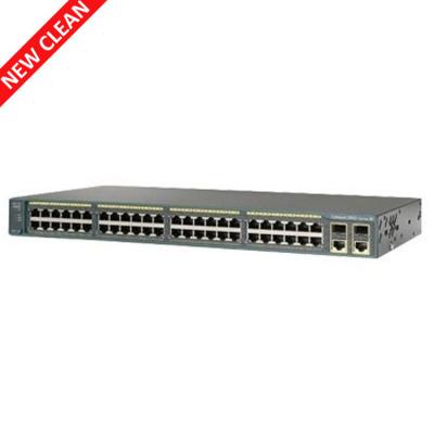 China Porto selado novo WS-C2960-48PST-S 10/100/1000Mbps do interruptor 48 do catalizador 2960 de Cisco à venda