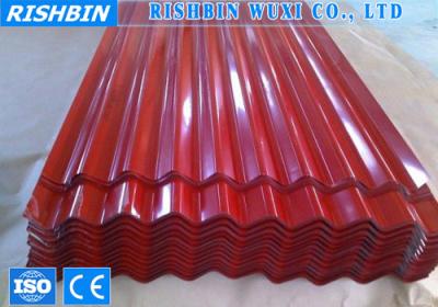 Cina Prepainted ha galvanizzato il pannello/strato ondulati d'acciaio del tetto ha isolato 836mm, 0,2 - 0.6mm in vendita