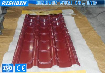 Cina Il colore rosso ha ricoperto lo strato galvanizzato PPGI del tetto del metallo/strato di PPGL per la casa in vendita
