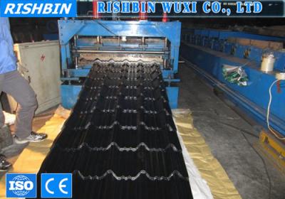 Cina Il colore nero ha ondulato gli spessori d'acciaio galvanizzato 0,3 - 0.6mm degli strati/mattonelle del tetto in vendita