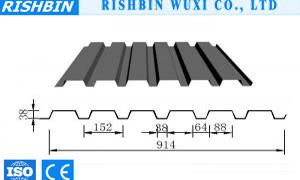 Cina Costruzioni ondulate galvanizzate su misura del metallo dello strato di Decking del metallo in vendita