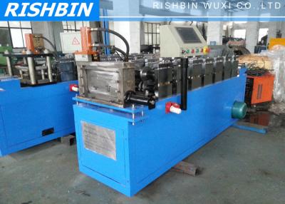 China 5.5 kw Ceiling Batten Rolling Form Machine 9 Stations for Furring Channel with Embossing Device for sale