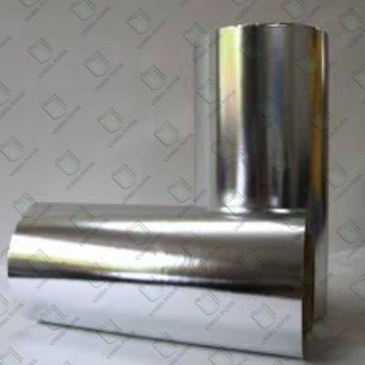 China Metallized 65gsm 70gsm Waterproof Wet Strength C1S Label Paper For Beer Bottle Sticker for sale