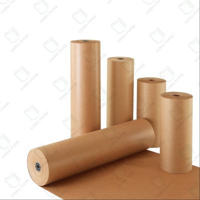 China 150-230 g Rollos de papel Kraft con forro superior impreso para el embalaje de cajas regalo en venta