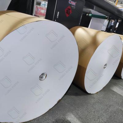 China Food Grade Coated Liquid Milk Juice Packing Paper Board Cup Paper Stocklot for sale