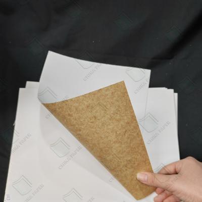 China Strong Brown Kraft Paper Cardstock Sack Craft Board for sale