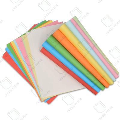 China Factory Supply Color Paper Board DIY Coloured Handcraft paper 70-400GSM Color Offset Paper for sale