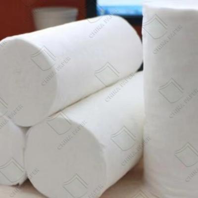 China Super Soft White Clean Napkin Skin-friendly texture 16/17/18gsm 1-4 ply Tissue Paper for Bathroom for sale