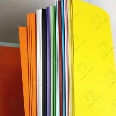 China 70-400GSM 100% Virgin Wood Pulp Paper Color Paper Color Board for sale