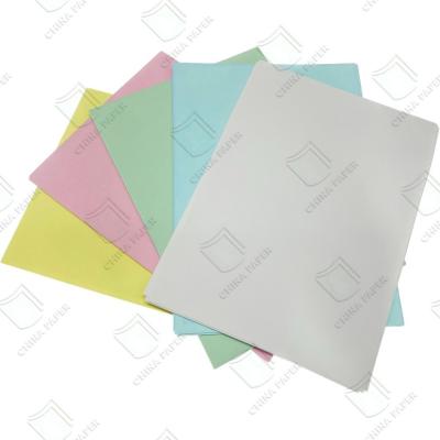 China Carbonless Printing Paper/NCR Paper 50GSM White/Pink/Yellow/Green/Blue for Invoicing for sale