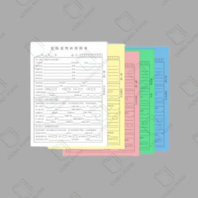 Китай 52г Розовая безалкогольная бумага CFB / бумага NCR / бумага CF / бумага CB продается