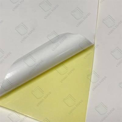 China High Brightness Amp Smooth Surface Self Adhesive Sticker Paper For Shipping / Packaging Amp Instruction Label for sale