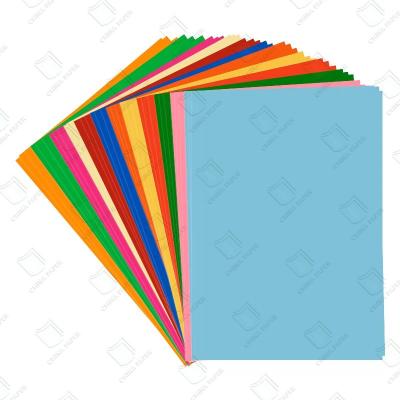 China 60-400gsm Color Offset Paper Papel Offset Color Colored Bristol Creative Projects DIY And School Supplies for sale