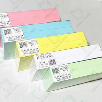 China Fabrieksprijs Groothandel Wit en kleurrijk koolstofvrij NCR-kopieerpapier in vellen for sale