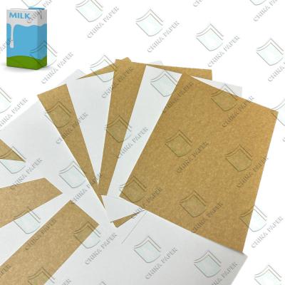 Cina Cartone di latte carta bevande cartone di succo liquido cartone di imballaggio carta imballaggio alimentare in vendita