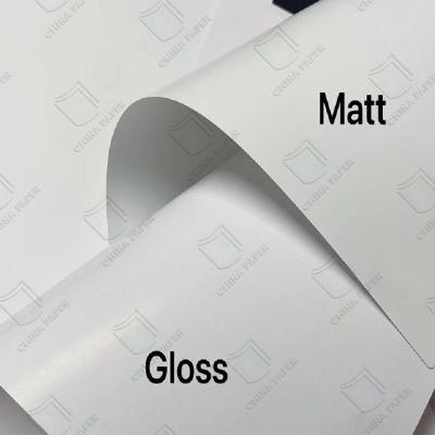 Cina Carta di arte C1S C2S lucida e opaca con rivestimento su un lato o su due lati in vendita