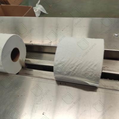 China 1/2/3/4ply Toilet Tissue Paper made from virgin pulp skin-friendly for sale
