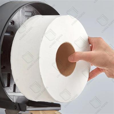 China 1-4 Ply Environmentally Friendly Bathroom Paper Virgin Wood Pulp Toilet Tissue Paper for sale