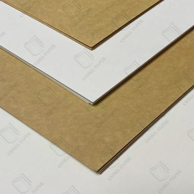 중국 식품 등급 안전 포장용 단일 / 이중 면 PE 컵 스톡 종이 판매용