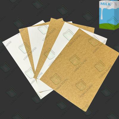 China Dual-Color LPB Options - White & Kraft Backing for Branded Beverage Cartons for sale