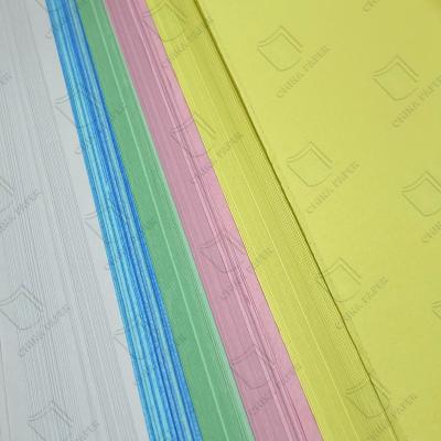 China Premium Continuous Carbonless NCR Paper in Green, Pink, Yellow, Blue, and White for sale