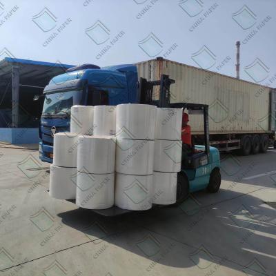 Cina Carta C1S rivestita da un lato lucida per la stampa con etichetta bianca in vendita