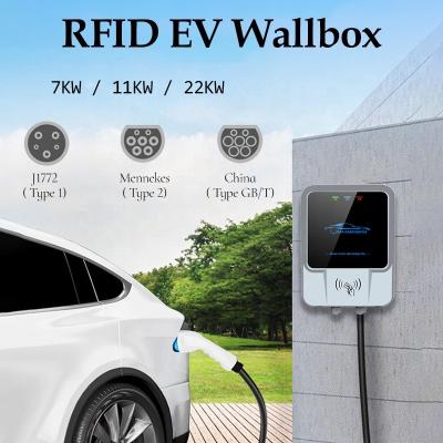 Cina punto EVSE Wallbox 240VAC 7KW del caricatore dell'automobile elettrica di monofase 32A in vendita