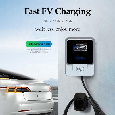 Cina punto EVSE Wallbox 240VAC 7KW del caricatore dell'automobile elettrica di monofase 32A in vendita